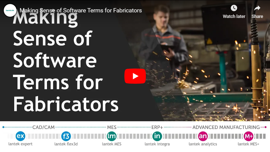 Webinar: Making Sense of Software Terms for Fabricators